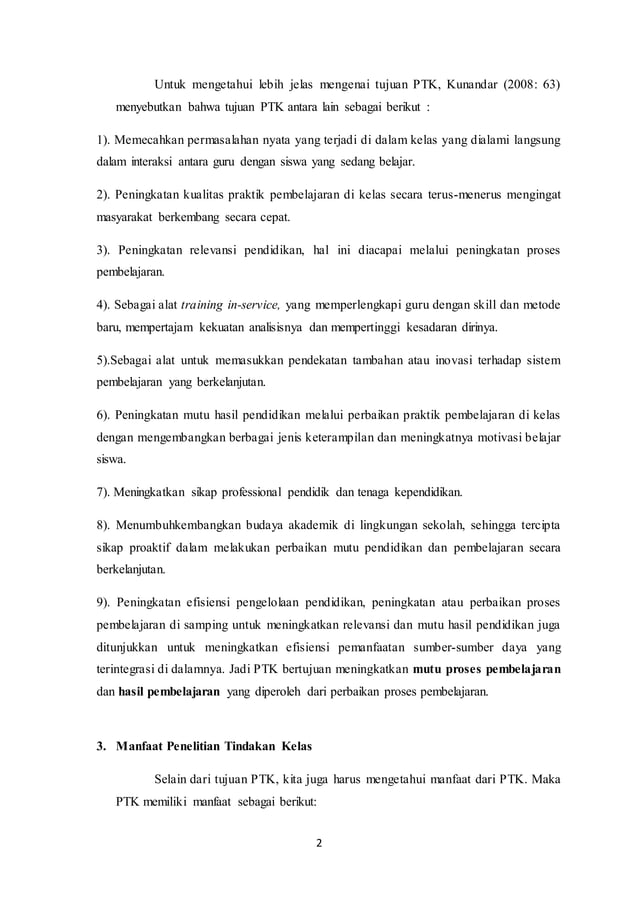 Konsep penelitian tindakan kelas | PDF