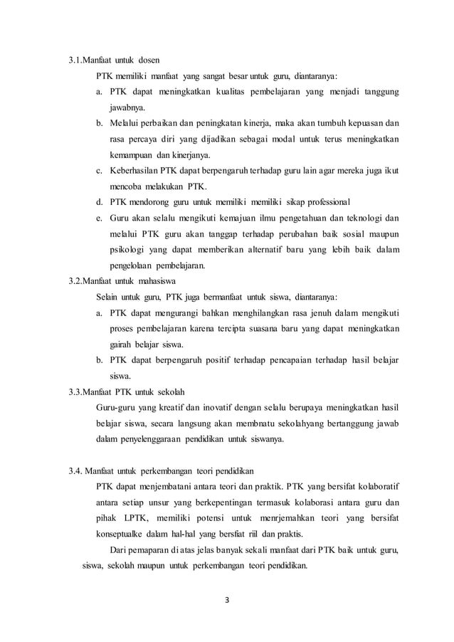 Konsep penelitian tindakan kelas | PDF