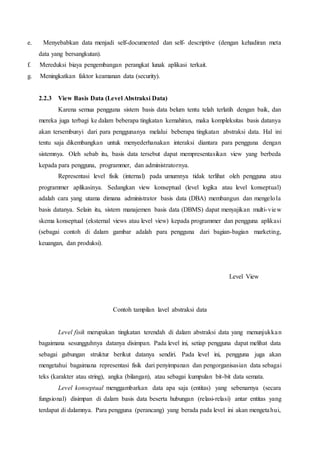 Konsep pengelolaan basis data spasial sig | DOCX