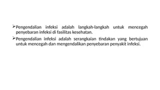Konsep Pengendalian Infeksi Infeksipptx | PPT