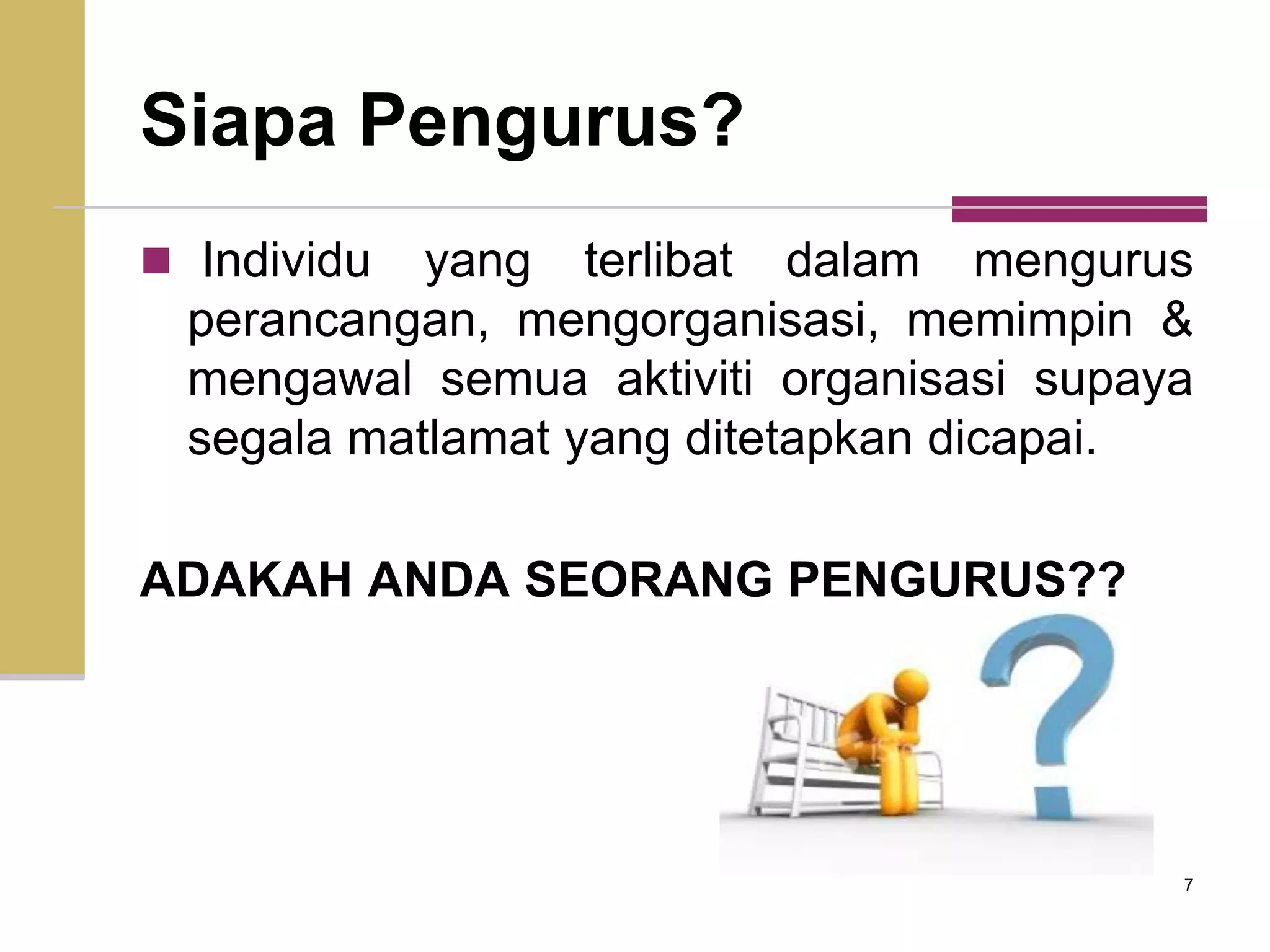 Konsep pengurusan | PPTX