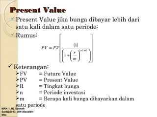 Konsep penilaian dalam manajemen keuangan | PPT
