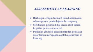 KONSEP PENILAIAN DAN PELAKSANAAN UJIAN SEKOLAH PADA SATUAN.pptx
