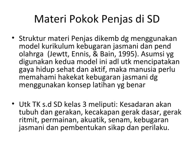 Konsep penjas | PPT