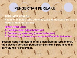 Konsepperilakukesehatan 111216005752-phpapp01 (1) | PPT