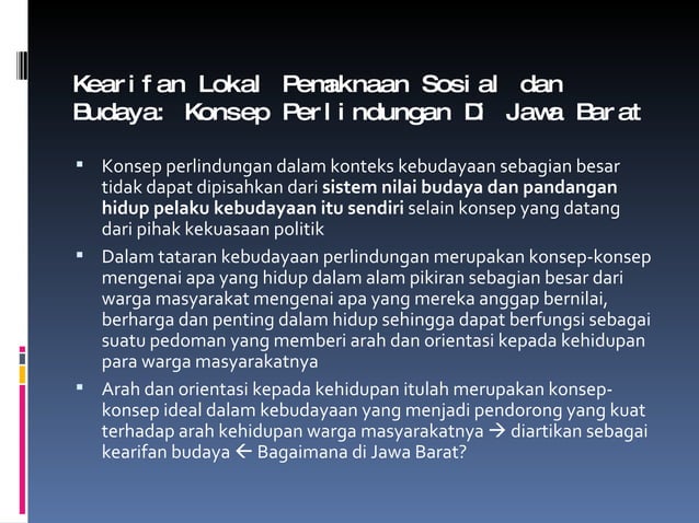 Konsep Perlindungan Kawasan Budaya | PPT