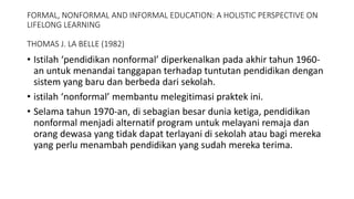 Konsep Pendidikan Nonformal Informal (PNFI) | PPTX