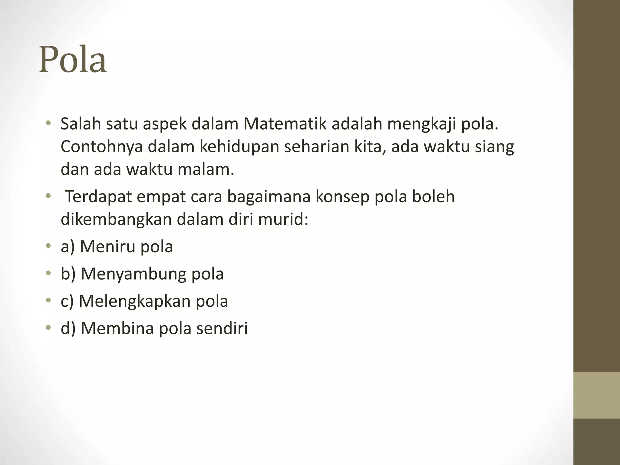 Konsep pra nombor | PPTX
