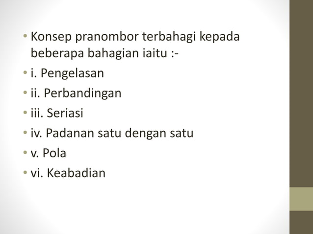 Konsep pra nombor | PPTX