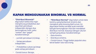 Konsep probabilitas, distribusi probabilitas normal dan binomial.pptx