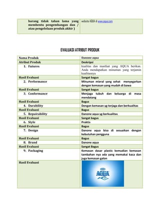 Konsep produk ( yayan d yanto ) | PDF