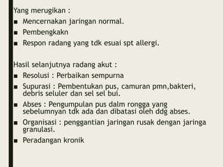 KONSEP RADANG dan proses patofisiologi radang.ppt