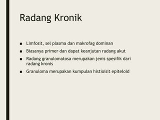 KONSEP RADANG dan proses patofisiologi radang.ppt