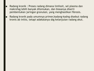 KONSEP RADANG dan proses patofisiologi radang.ppt