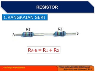 Konsep rangkaian elektronika | PPTX