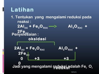 Konsep redox reaksi oksidasi reduksi | PPT