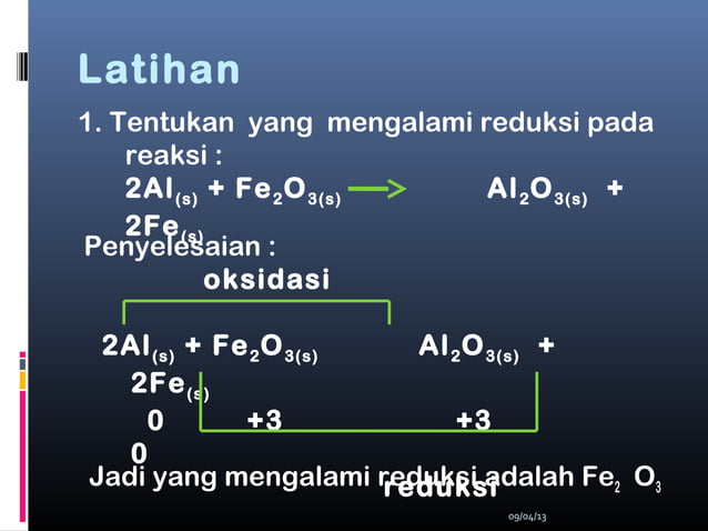 Konsep redox reaksi oksidasi reduksi | PPT
