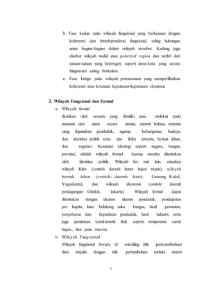 Konsep region dan kewilayahan | DOCX