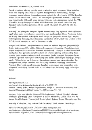 Konsep SCM (Supply Chain Management), BENTUK & MODEL SUPPLY CHAIN ...