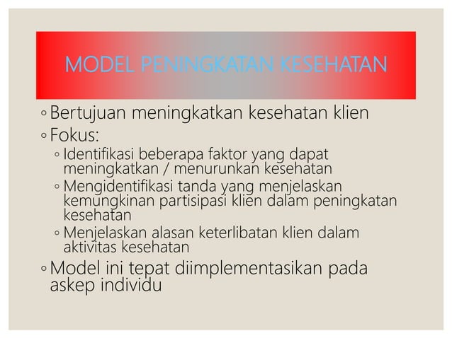 Konsep sehat | PPT
