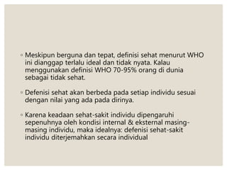 Konsep sehat | PPT