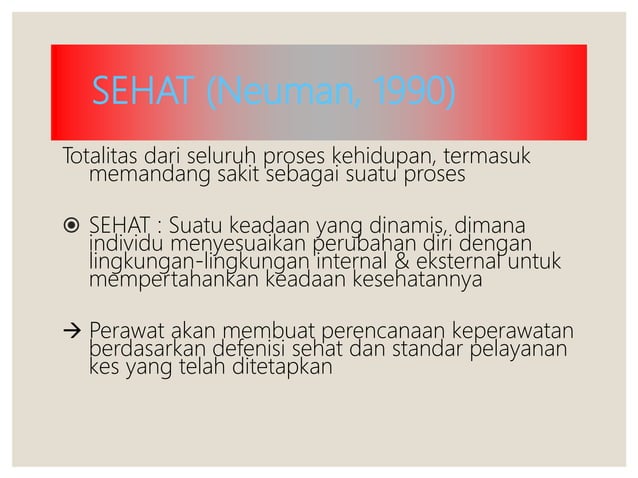Konsep sehat | PPT