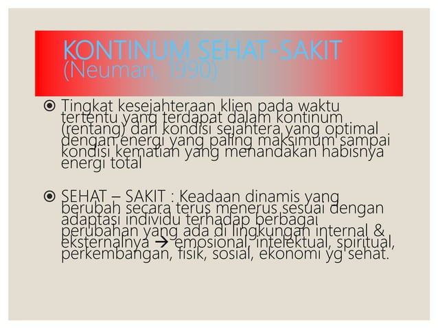 Konsep sehat | PPT