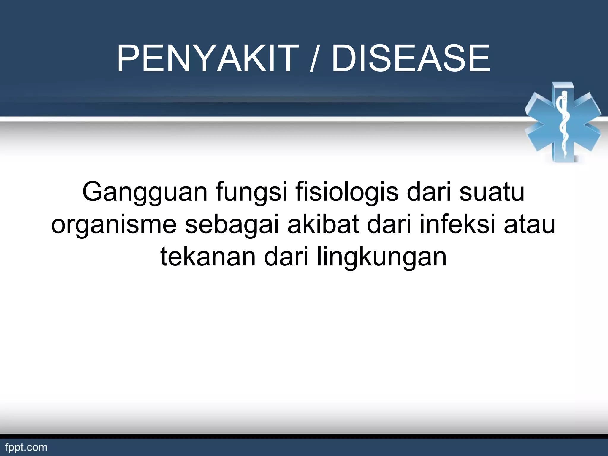 Konsep sehat sakit | PPT