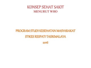 Konsep sehat sakit | PPTX