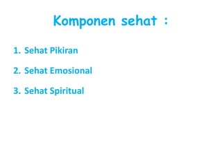 Konsep sehat sakit | PPTX