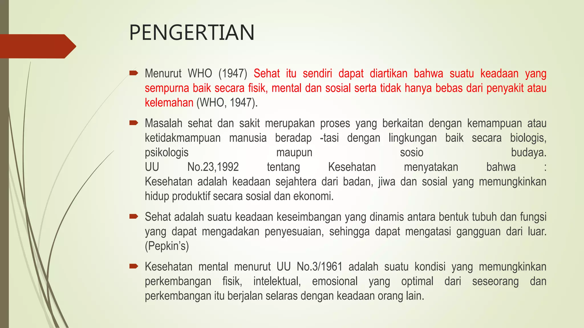 Konsep sehat sakit | PPTX