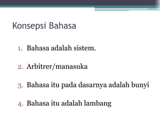 Konsepsi Bahasa | PPTX