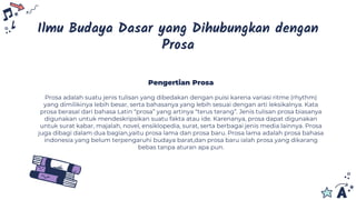 Konsepsi ilmu budaya dasar dalam kesusastraan | PPTX