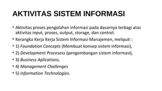 Konsep sistem informasi manajemen | PPT