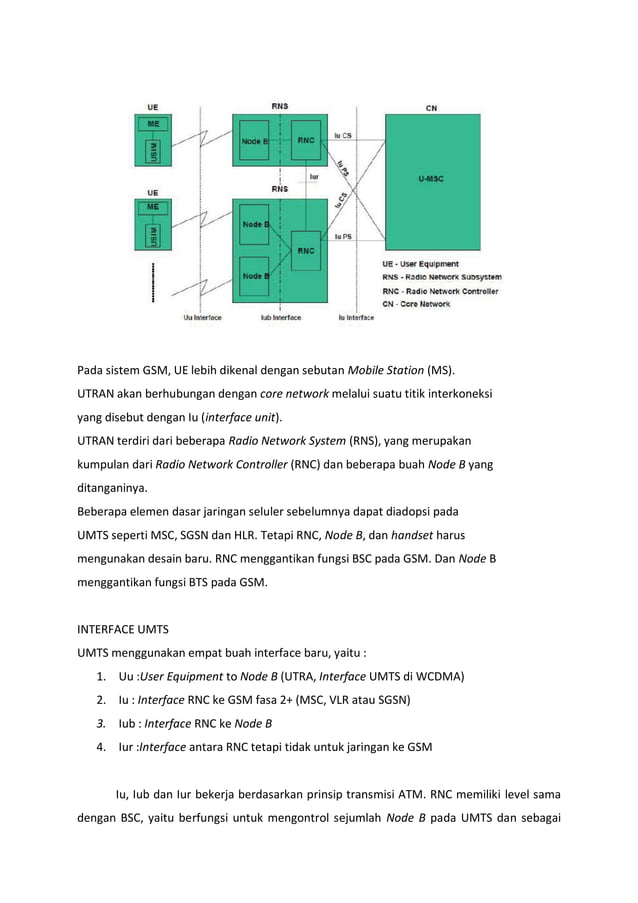Konsep Sistem UMTS | PDF