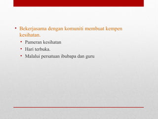 Konsep & Skop Program Kesihatan Sekolah | PPT
