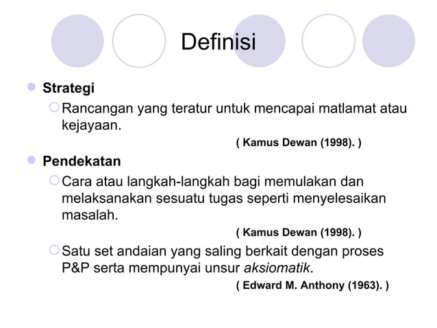 Konsep strategi pendekatan_teknik | PPT