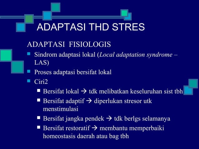 Konsep stress & adaptasi | PPT