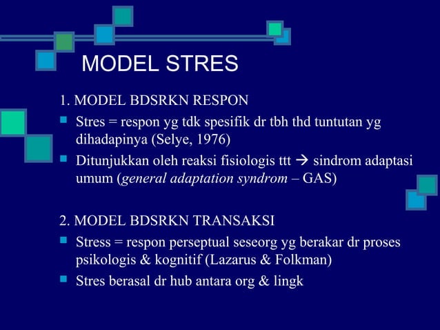 Konsep stress & adaptasi | PPT