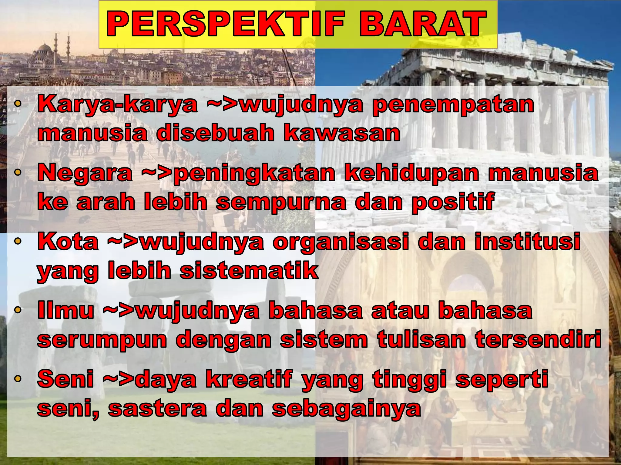 Konsep tamadun islam dan barat | PPTX