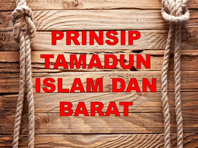 Konsep tamadun islam dan barat | PPTX