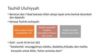 konsep tauhid.pptxghhjjjjjjiiiiiiiiiiiiii | PPT
