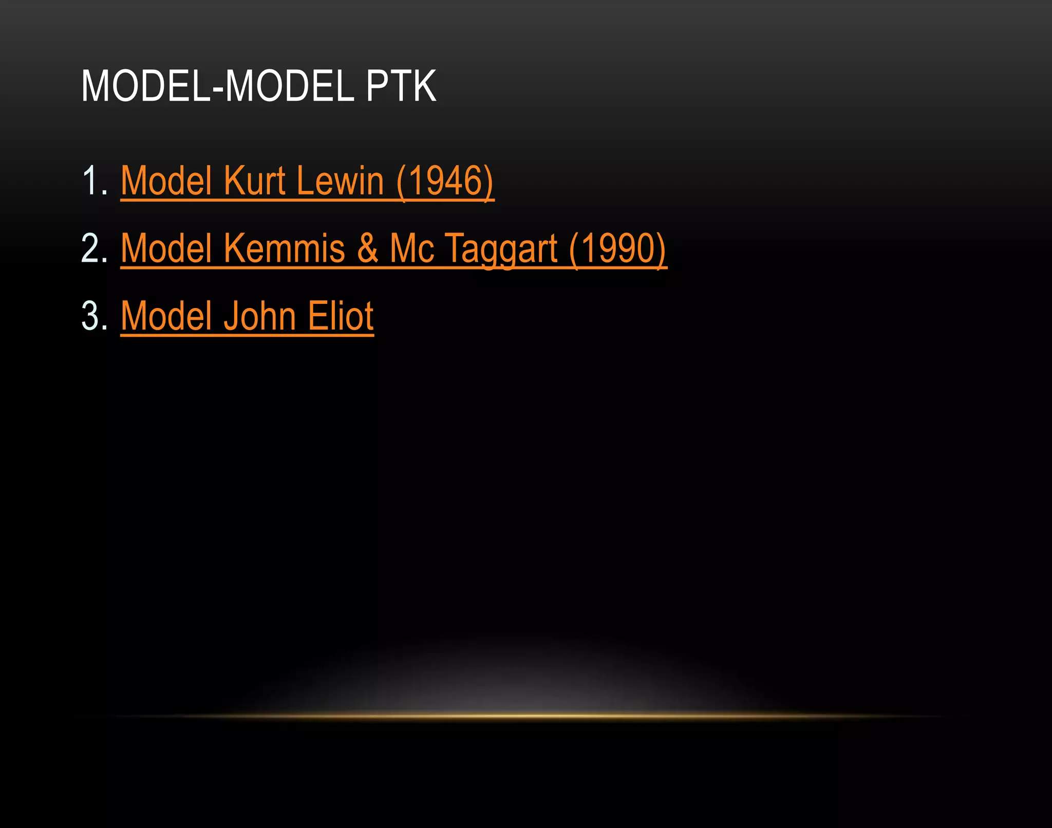 Konsep teori dan contoh PTK | PPTX