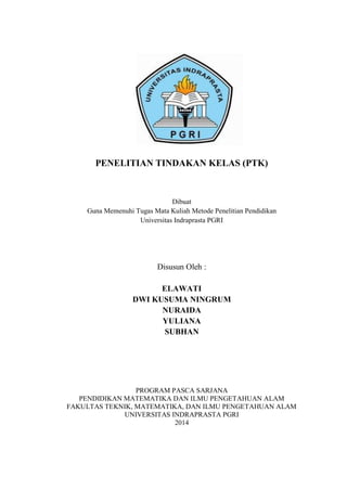 Konsep teori dan contoh PTK | PDF