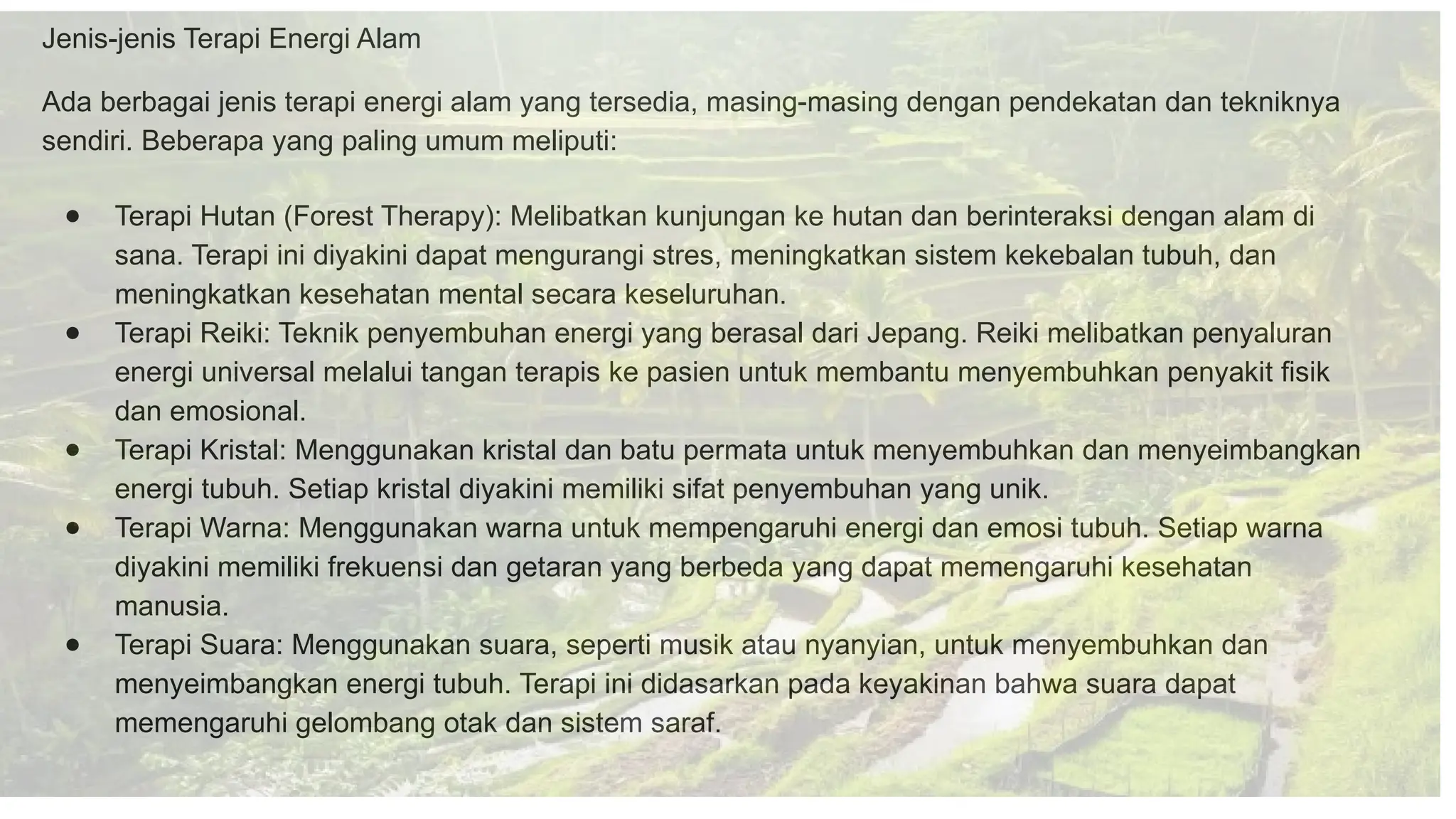 Konsep Terapi Berbasis Energi untuk perkenalan | PPTX