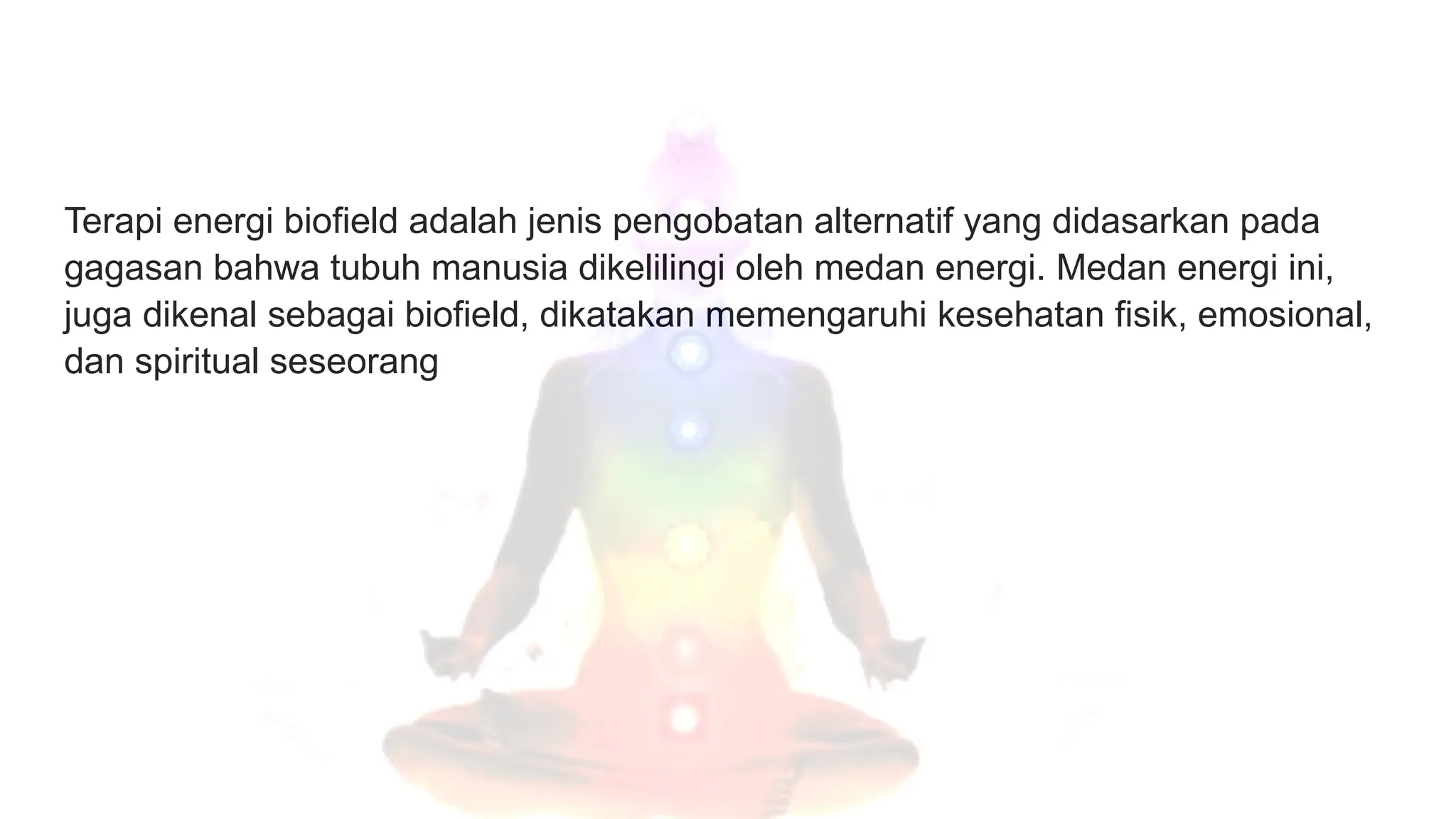 Konsep Terapi Berbasis Energi untuk perkenalan | PPTX