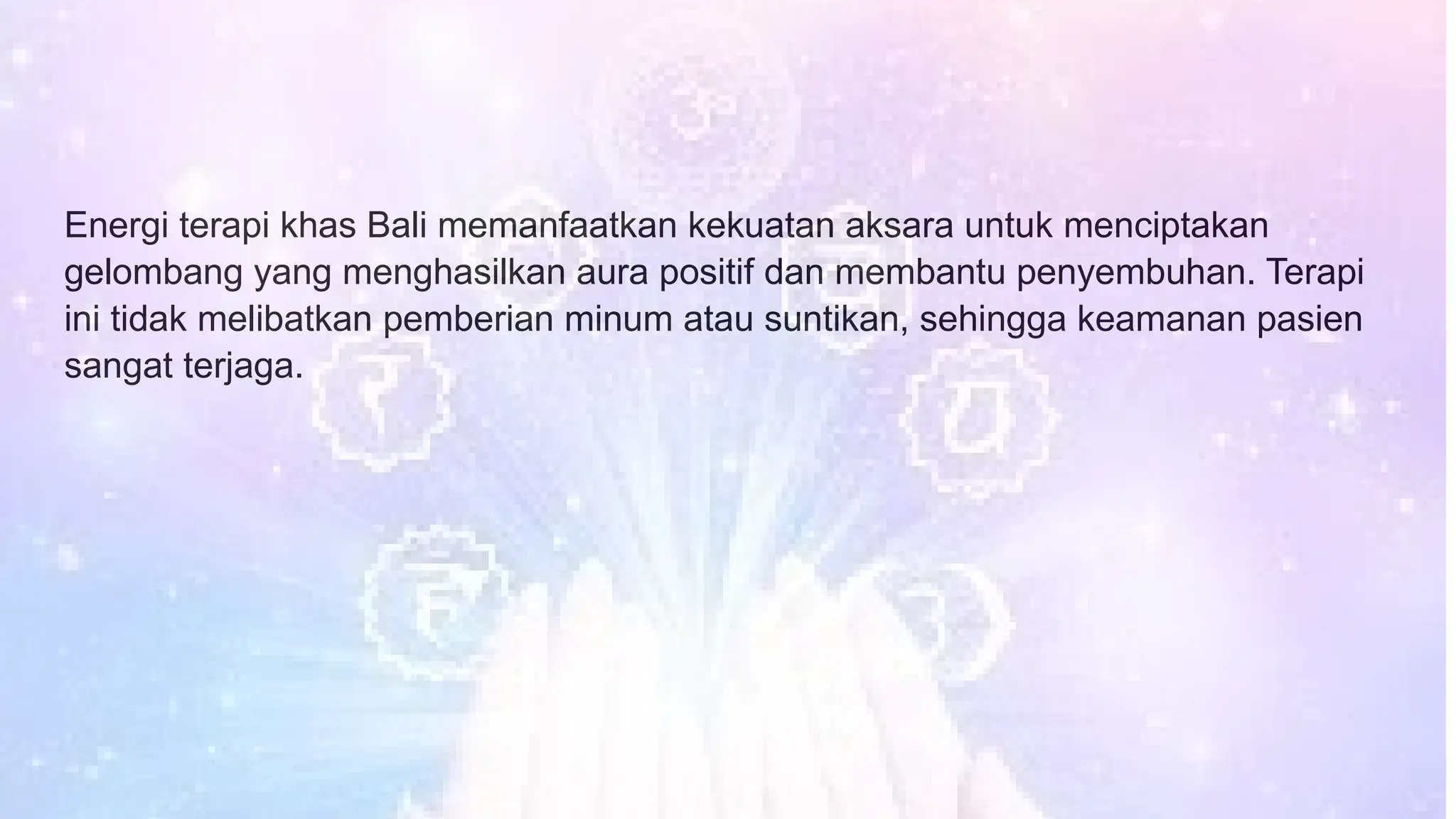 Konsep Terapi Berbasis Energi untuk perkenalan | PPTX