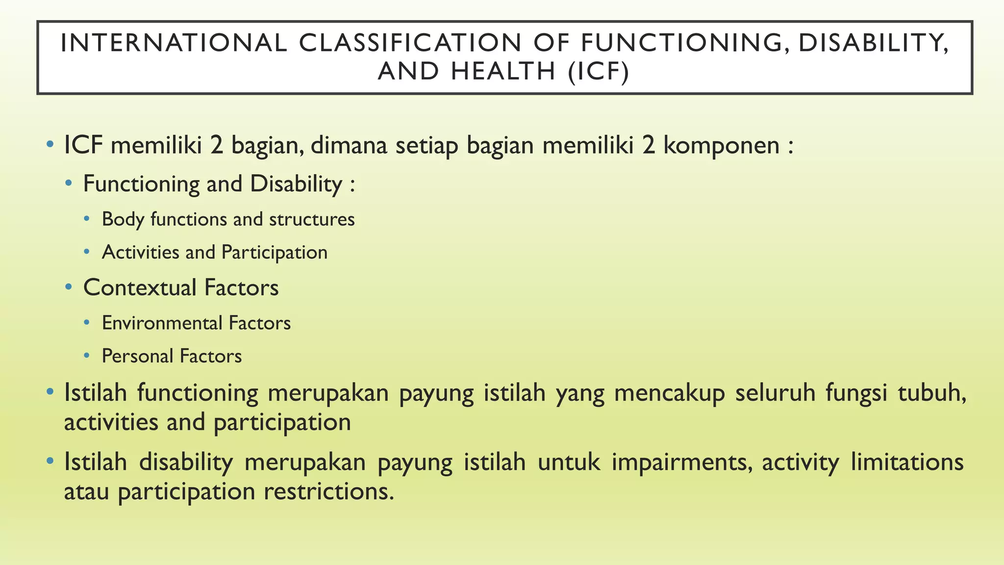 Konsep Terapi Latihan | PDF