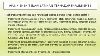 Konsep Terapi Latihan | PDF