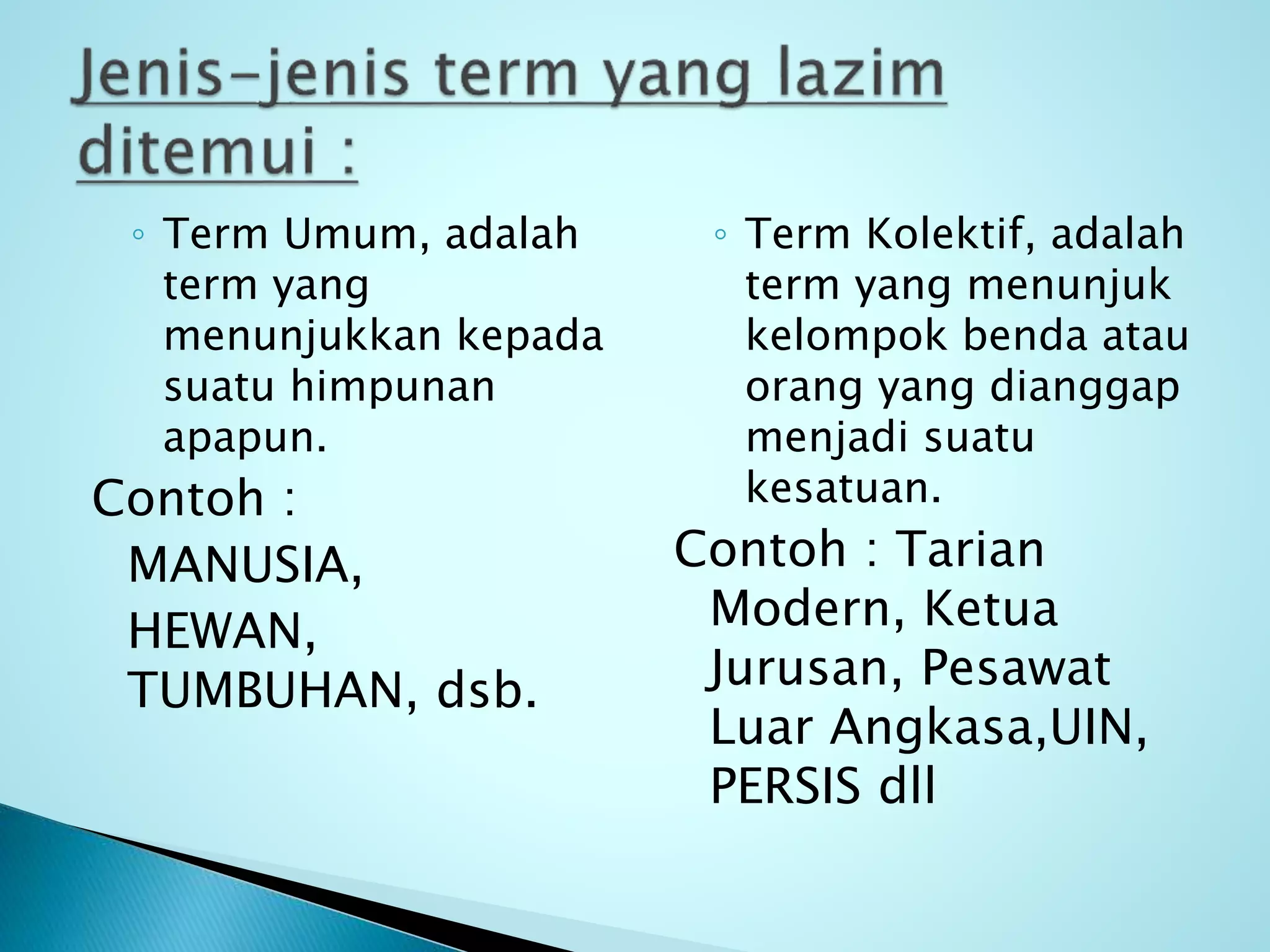 Konsep, term dan definisi | PPTX